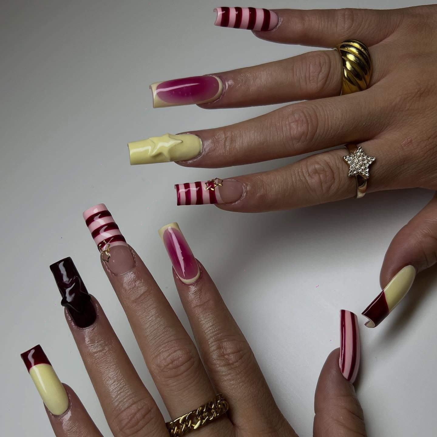 16 Long Square Nail Ideas You’ll Want to Screenshot – Pixelify