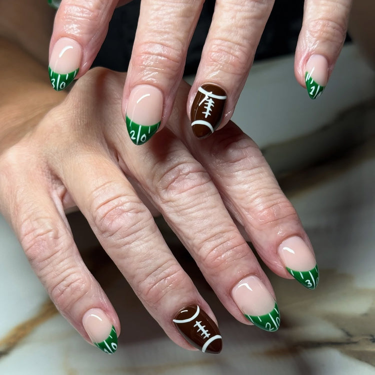 18 Football Nail Ideas That Make You Game-Ready – Pixelify