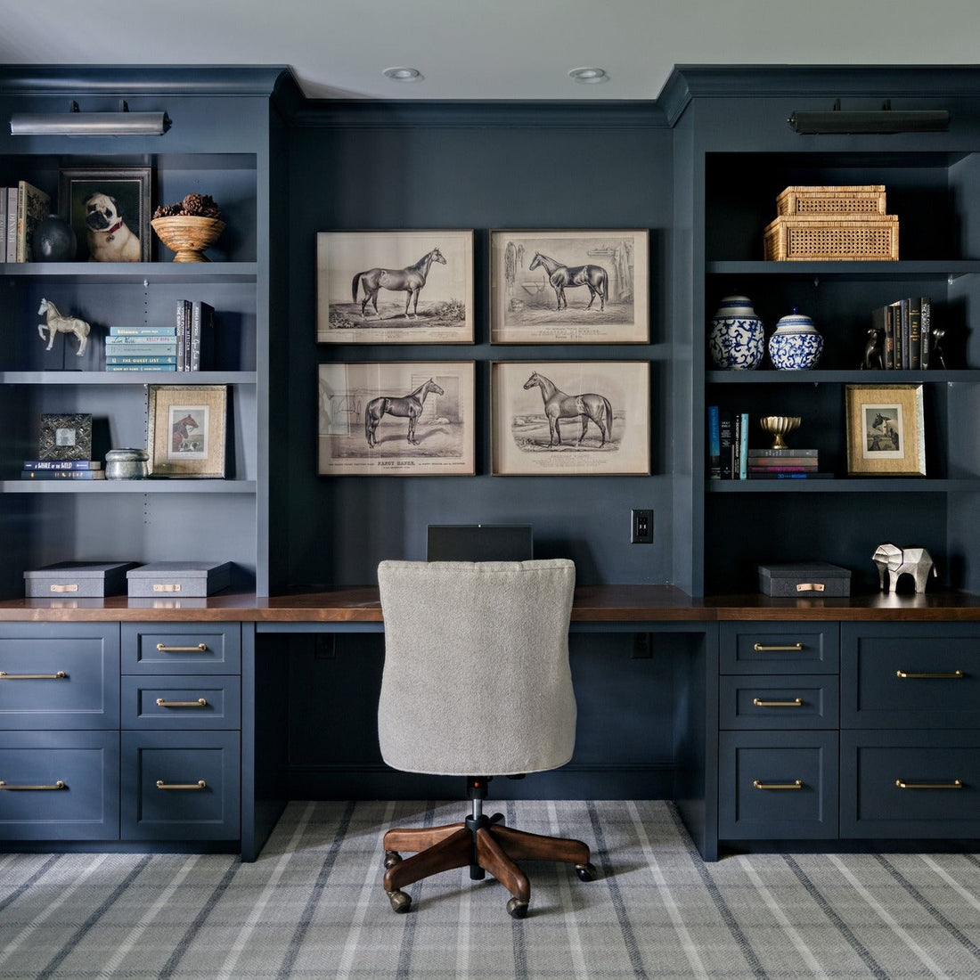 16 Blue Office Ideas for Modern Work-From-Home Spaces – Pixelify
