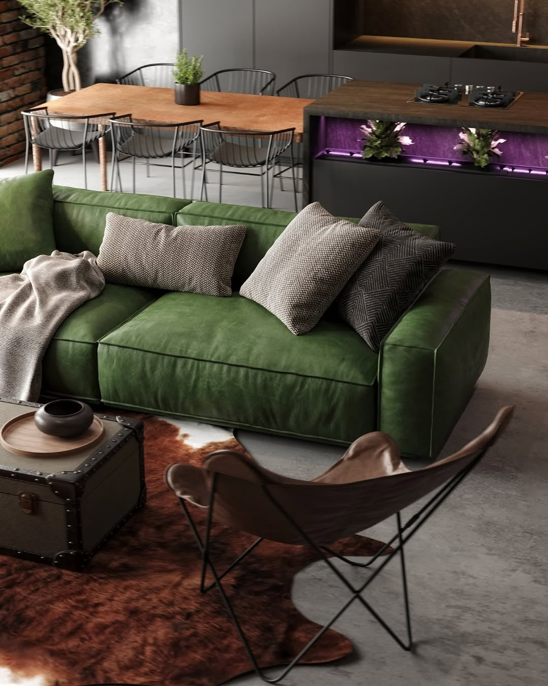 17 Dark Green Sofa Living Room Ideas with Designer Touch – Pixelify